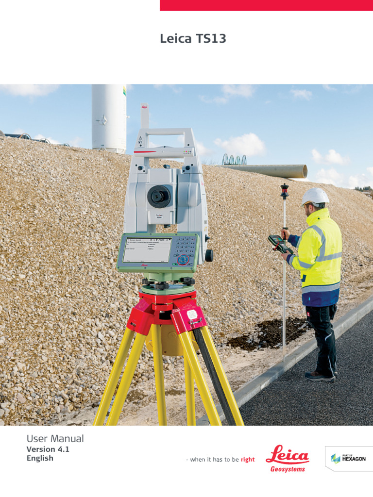 Leica TS13 UM v4-1-0 en | PDF | Laser