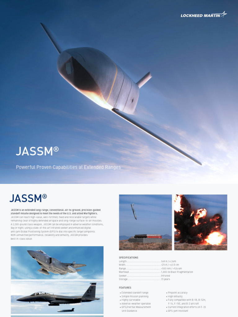 22-14207-ADSW - JASSM - Product Card Updates | PDF | Missile | Missile ...