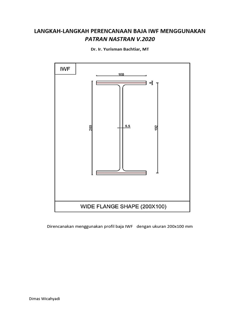 Langkah-Langkah Menggunakan Patran Nastran v. 2020.docx-2 | PDF