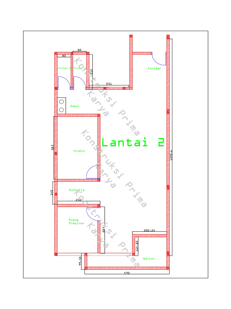 Denah Lantai 2 | PDF