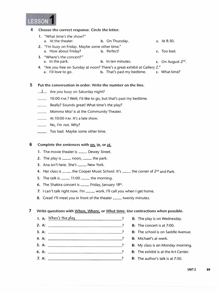 Grammar Practice Exercises 2 | PDF