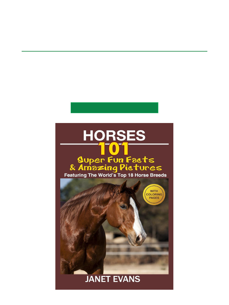Fun Facts About Horses for Kids | PDF | Horses | Equestrianism