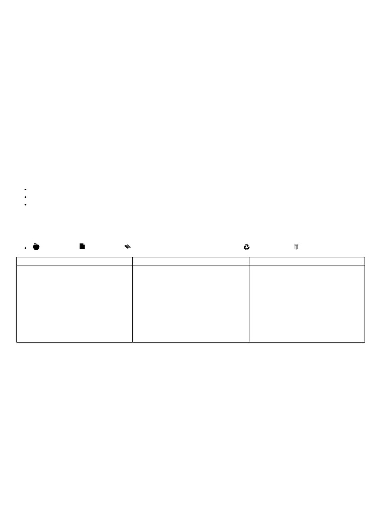 Waste Segregation Y3 Worksheet | PDF