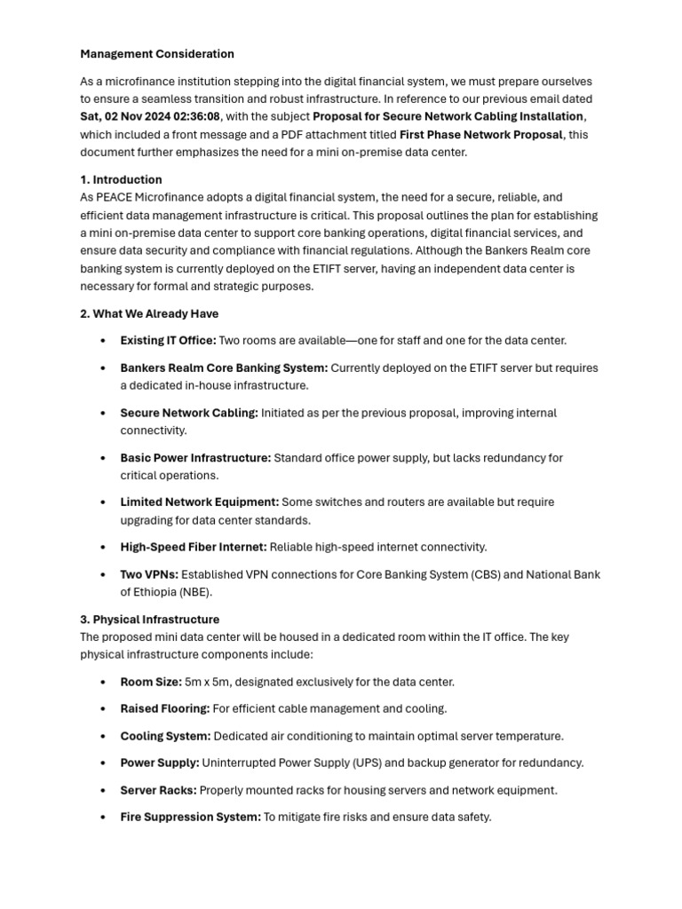 Management Consideration | PDF | Data Center | Computer Security