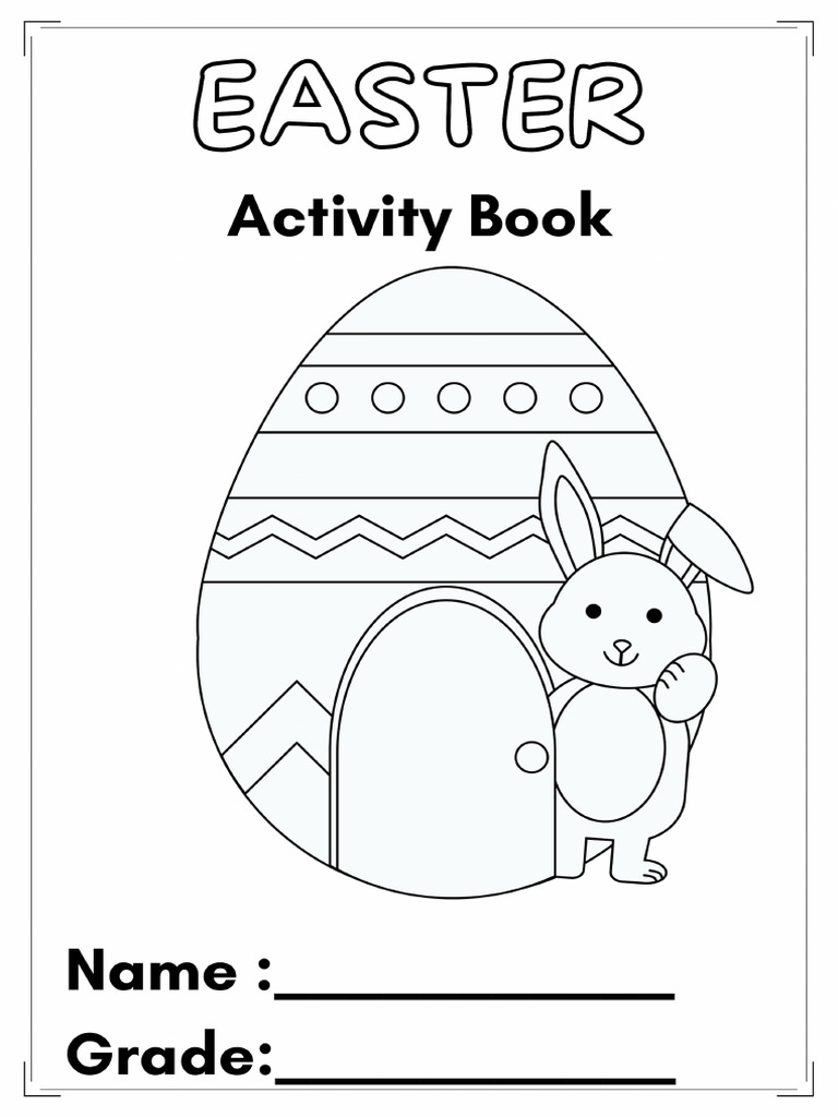Easter Activity Book 1 Q1dlax | PDF