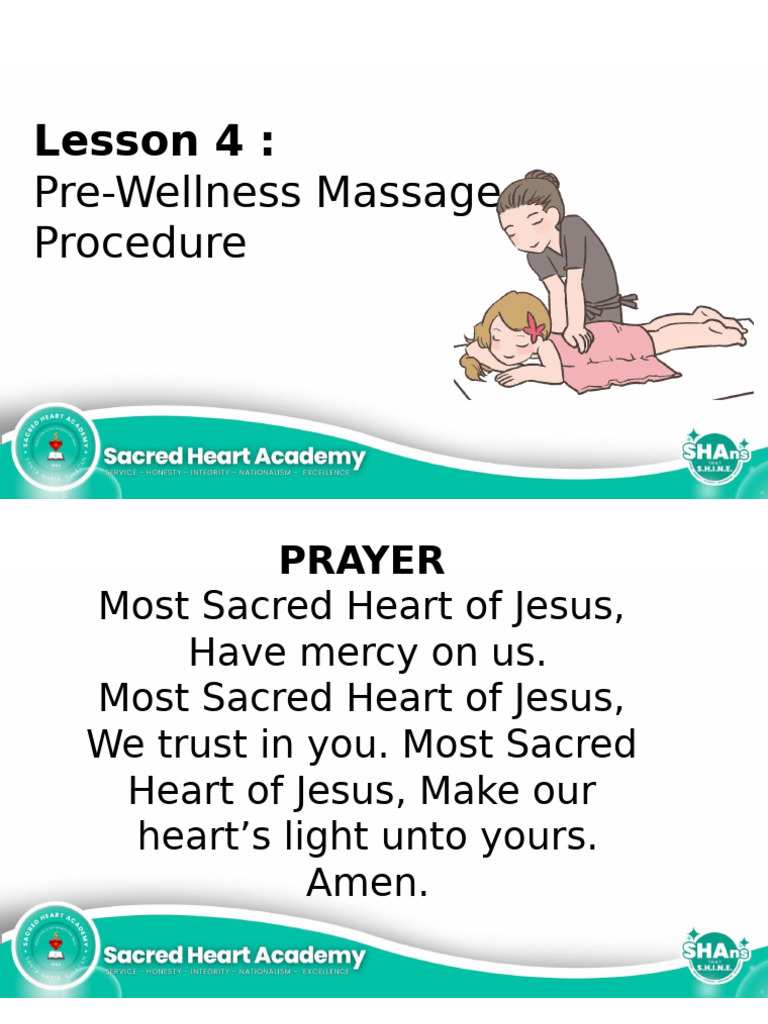 Pre-Wellness Massage Techniques Guide | PDF | Hand | Massage