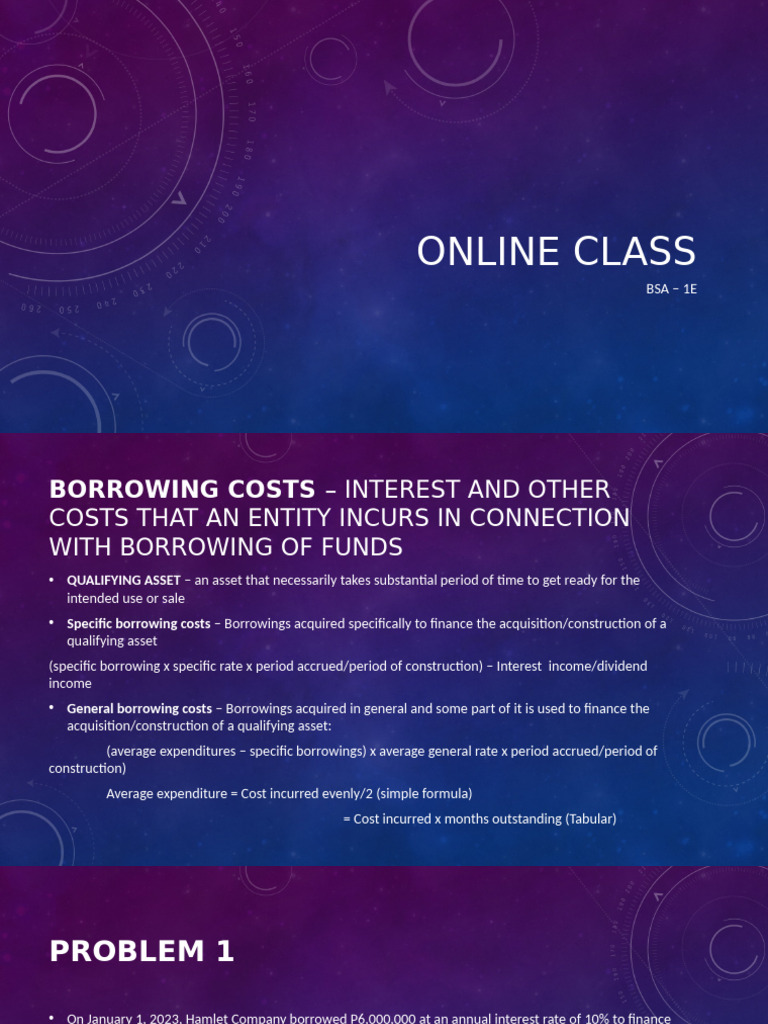Borrowing Costs and Capitalization Guide | PDF | Depreciation | Expense