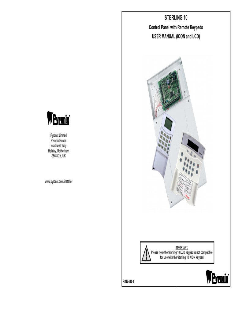 Sterling 10 User Manual | PDF