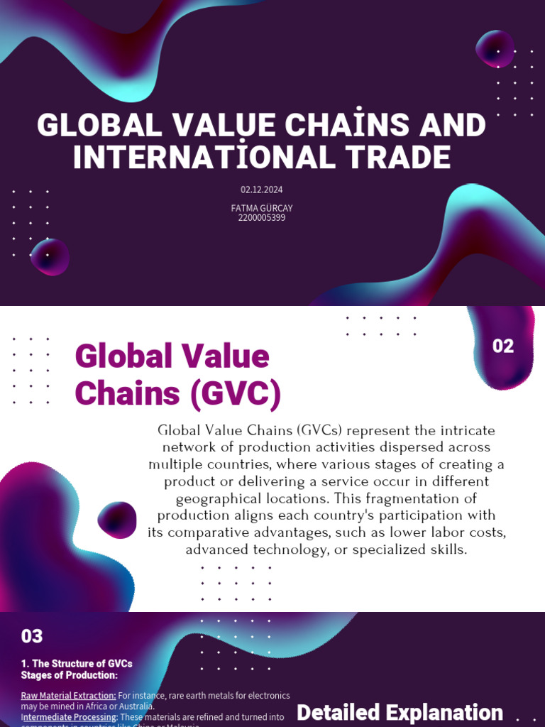 Global Value Chains AND INTERNATİONAL TRADE | PDF | Supply Chain ...