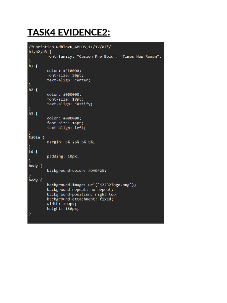Evidence Chris | PDF