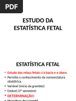 Estática e Apresentação Fetal | PDF | Parto | Pélvis