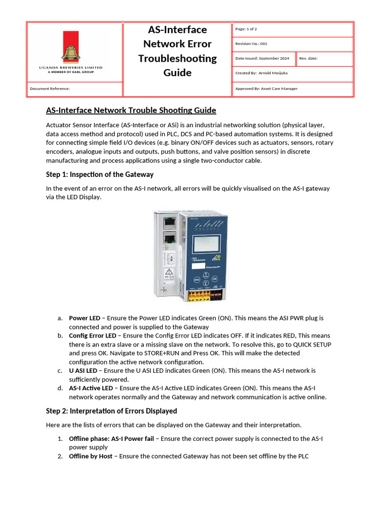 ASI Network Troubleshooting Guide | PDF | Computing | Computer Engineering