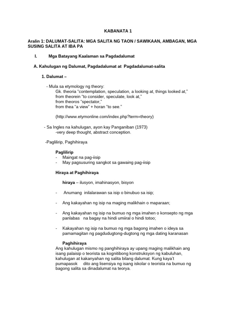 Dalumat Intro 1 | PDF