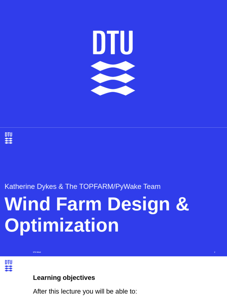 SWwdvjEDS7CMcN6 FihhfQ Cb8ab69953c44f08be5260bc2fc726e1 MOOC TOPFARM and PyWake | PDF | Wind ...
