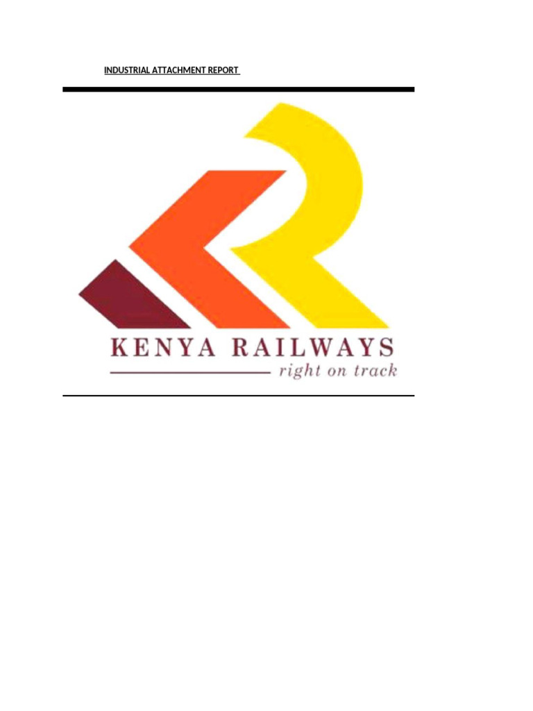 Kenya Railways Internship Report | PDF | Rail Transport | Safety