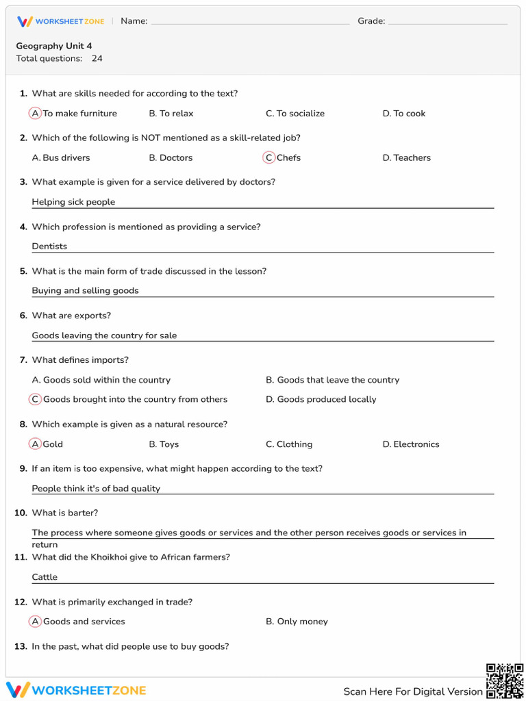 Geography Unit 4 Pdf
