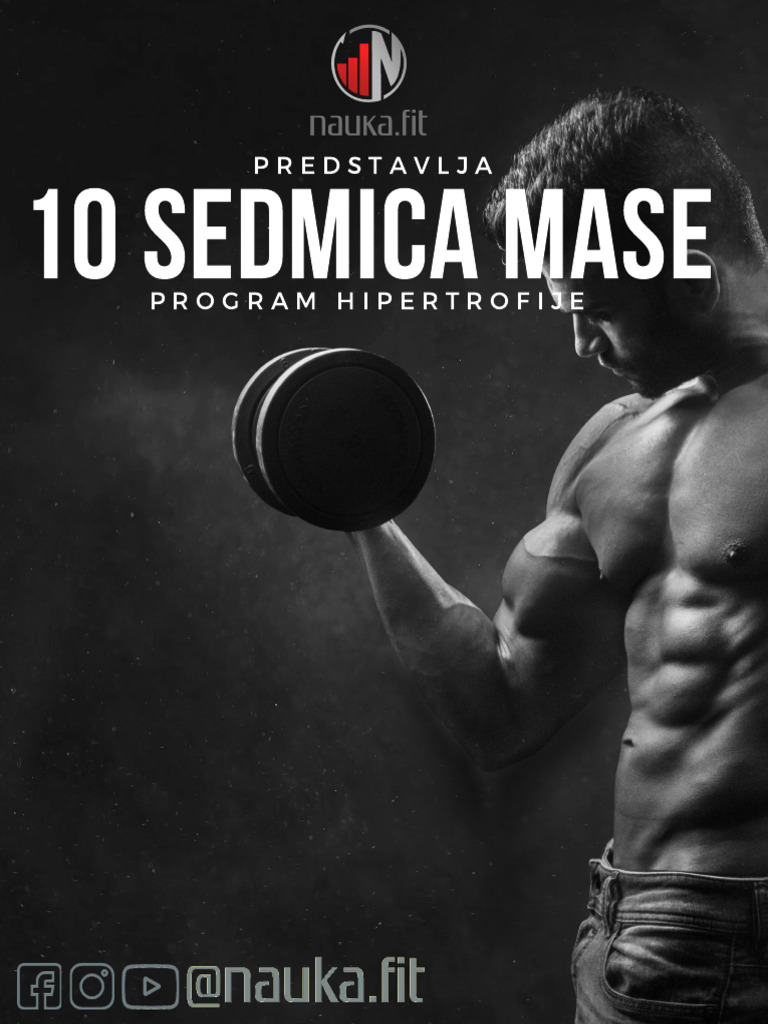 10 Sedmica Treninga Za Povecanje Misicne Mase | PDF