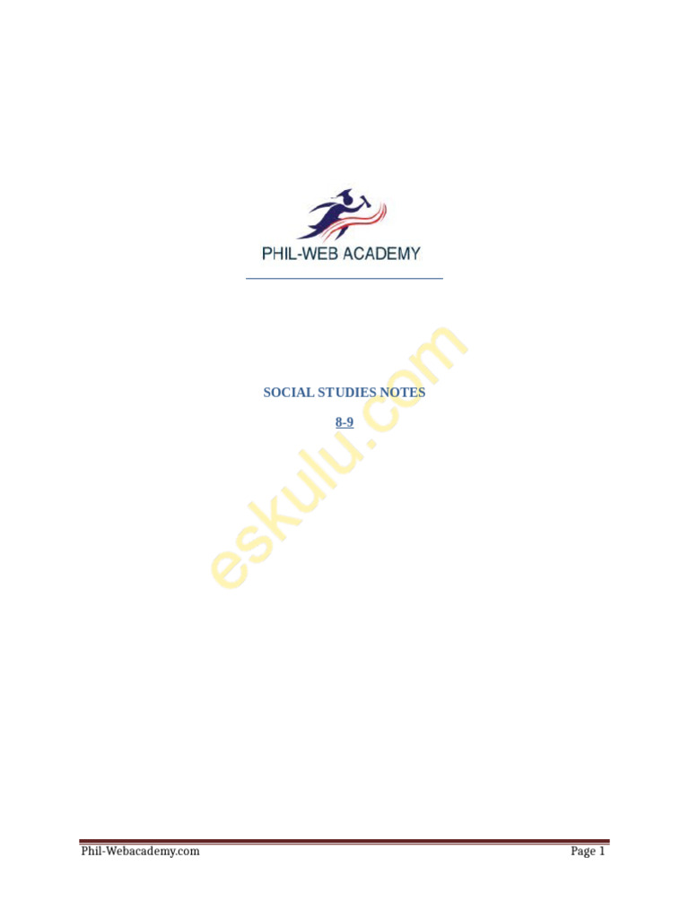 Grade 8 to 9 Social Studies Notes WORD | PDF | Anno Domini | Stone Age