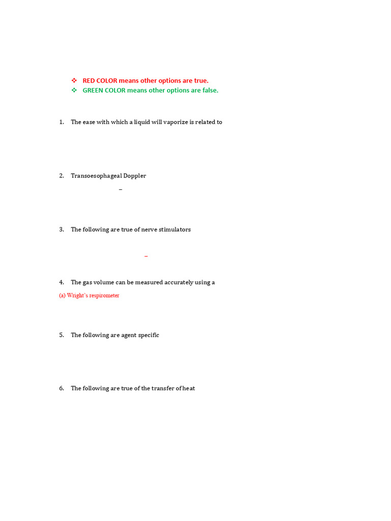 Physics FRCA - Abu - Rashid | PDF | Gases | Pressure Measurement