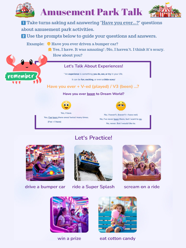 Amusement Park Talk | PDF