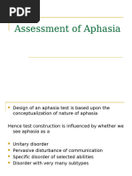 Western Aphasia Battery | PDF | Aphasia | Neuroscience