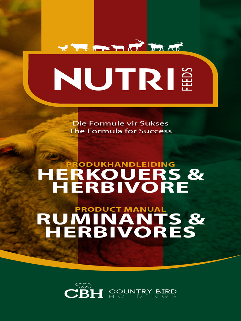 ONLINE Product Manual Ruminants and Herbivors v8-Nutri-Feeds 2022 | PDF ...