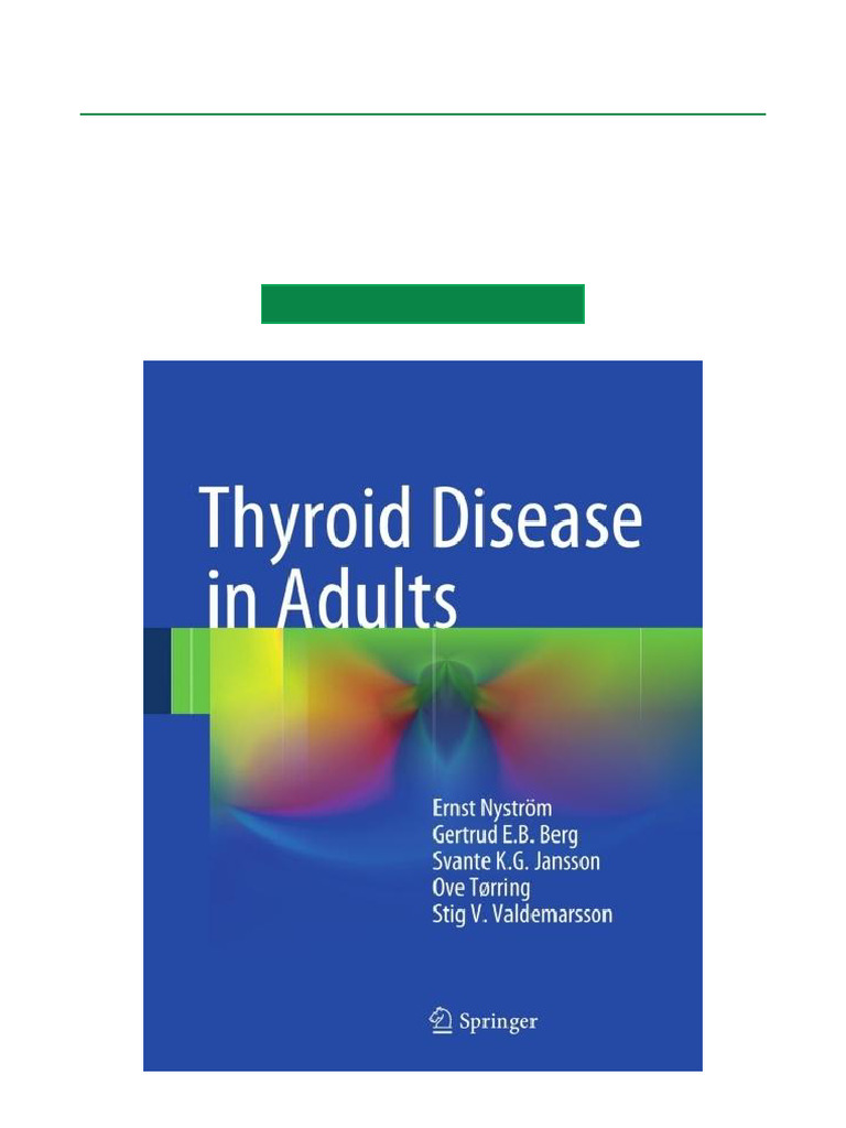 Thyroid Disease Handbook for Adults | PDF | Thyroid | Thyroid ...