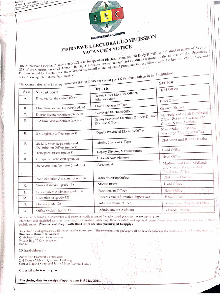 Zec External Advert | PDF