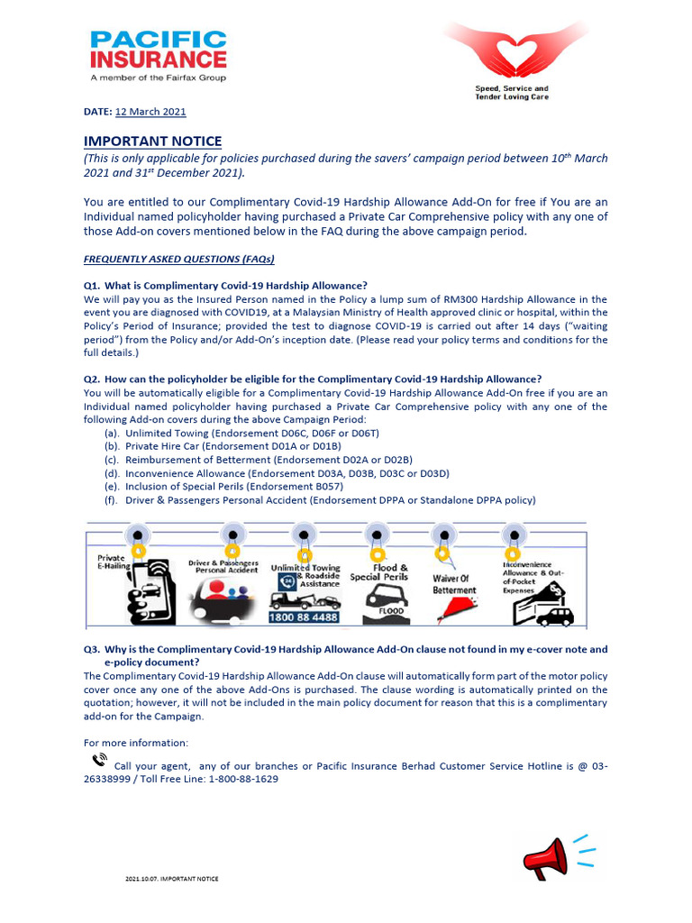 Motor Important Notice 20201007 | PDF