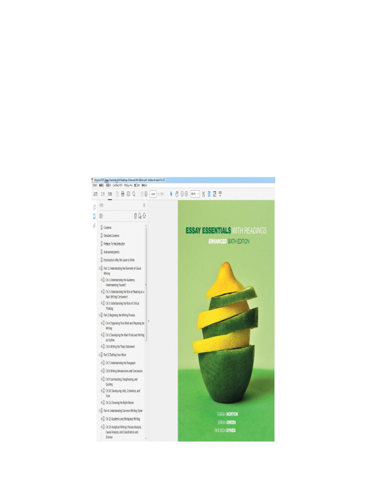(Original PDF) Essay Essentials With Readings, Enhanced 6th Edition ...