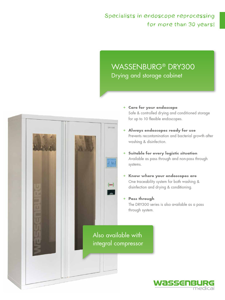 Wassenburg DRY300 Endoscope Dryer | PDF