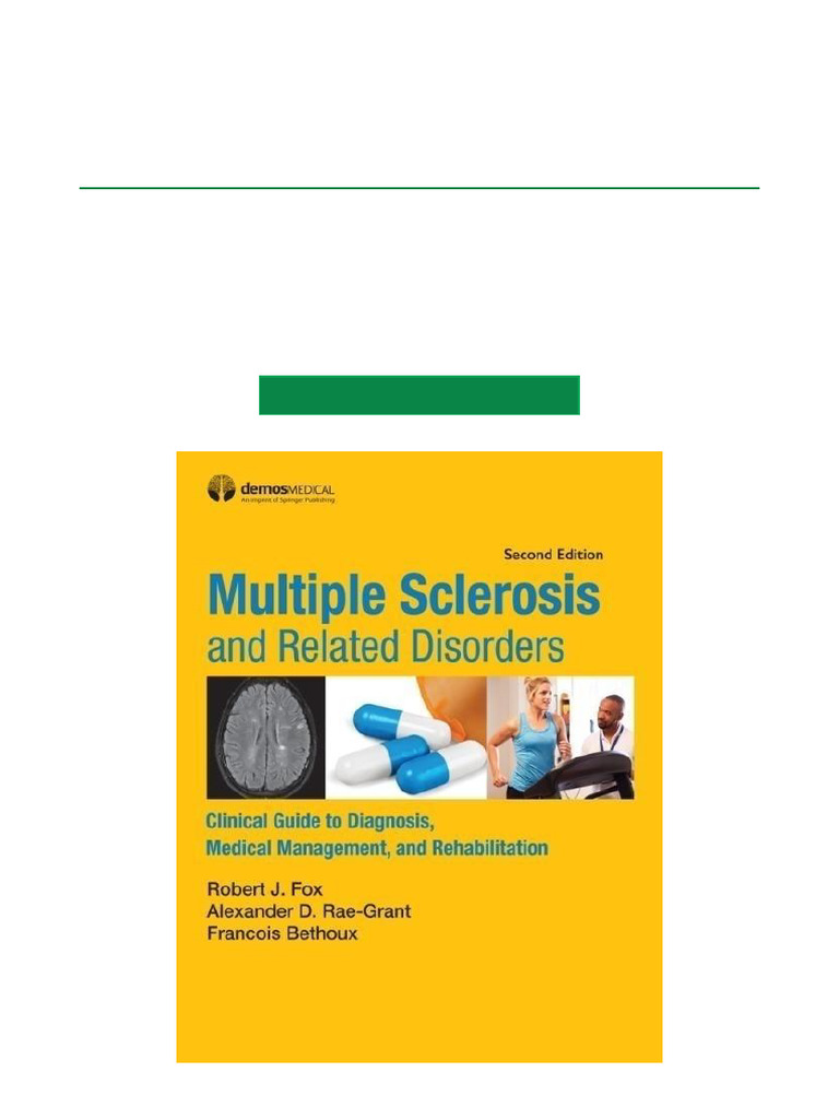 Multiple Sclerosis and Related Disorders Clinical Guide To Diagnosis, Medical Management, and ...