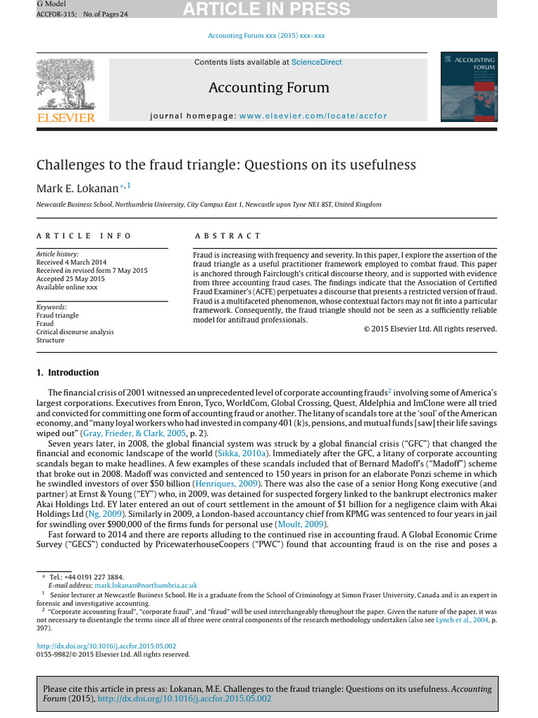 Lokanan 2015 | PDF | Discourse | Linguistics