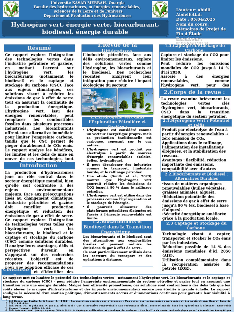 Genigraphics Poster Template A0 | PDF | Énergie renouvelable | Biocarburant