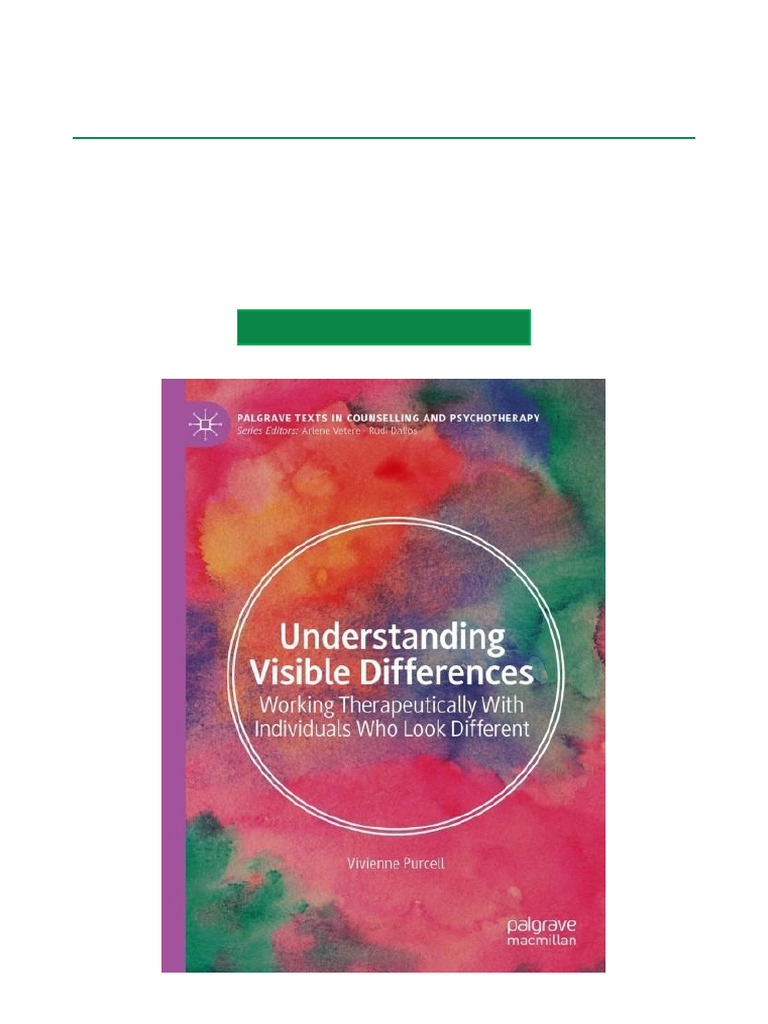 Understanding Visible Differences Working Therapeutically With ...