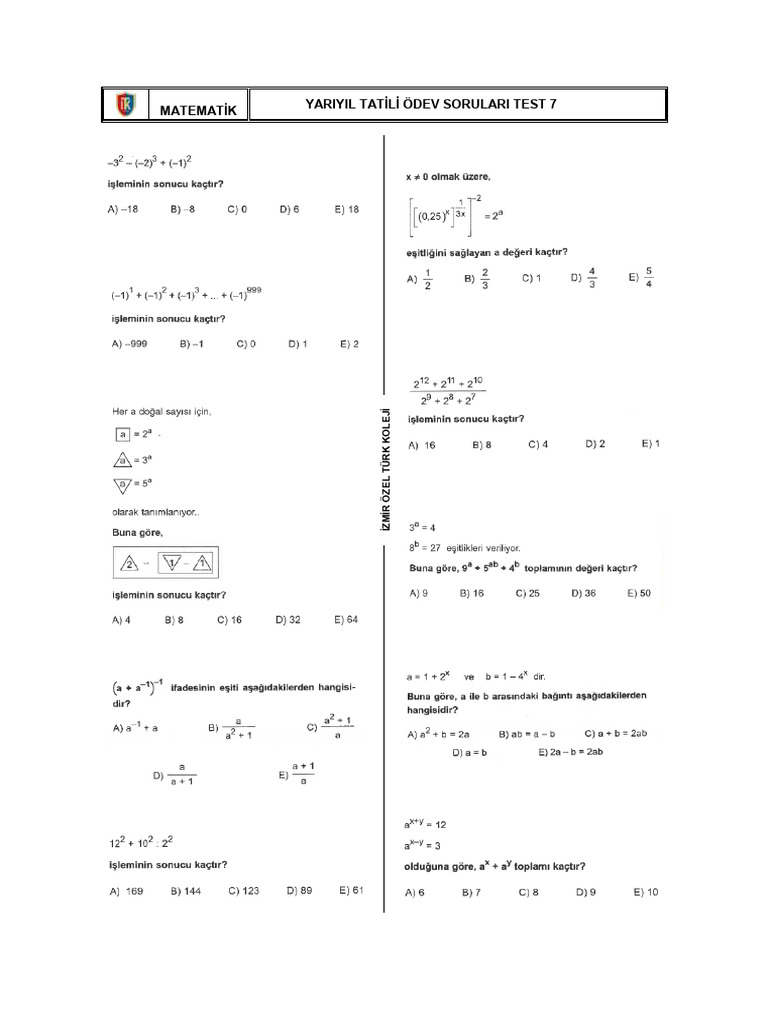 TEST 7 | PDF