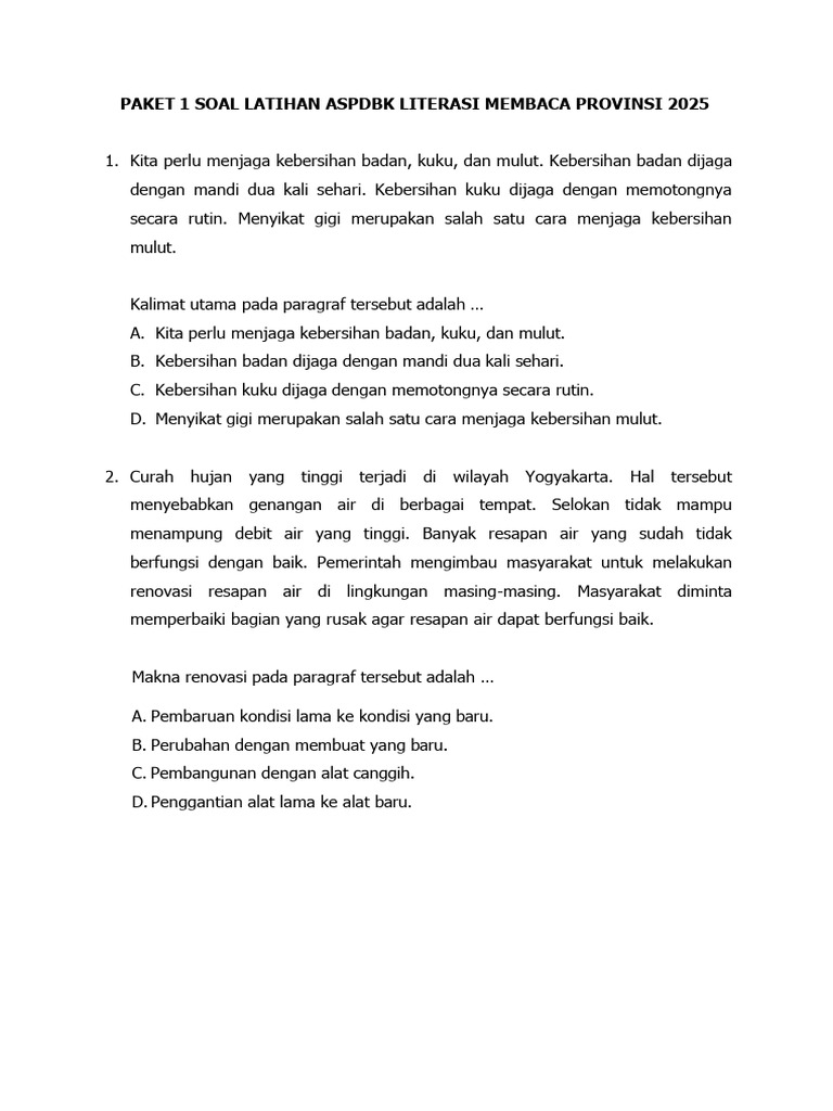print - Literasi Membaca | PDF