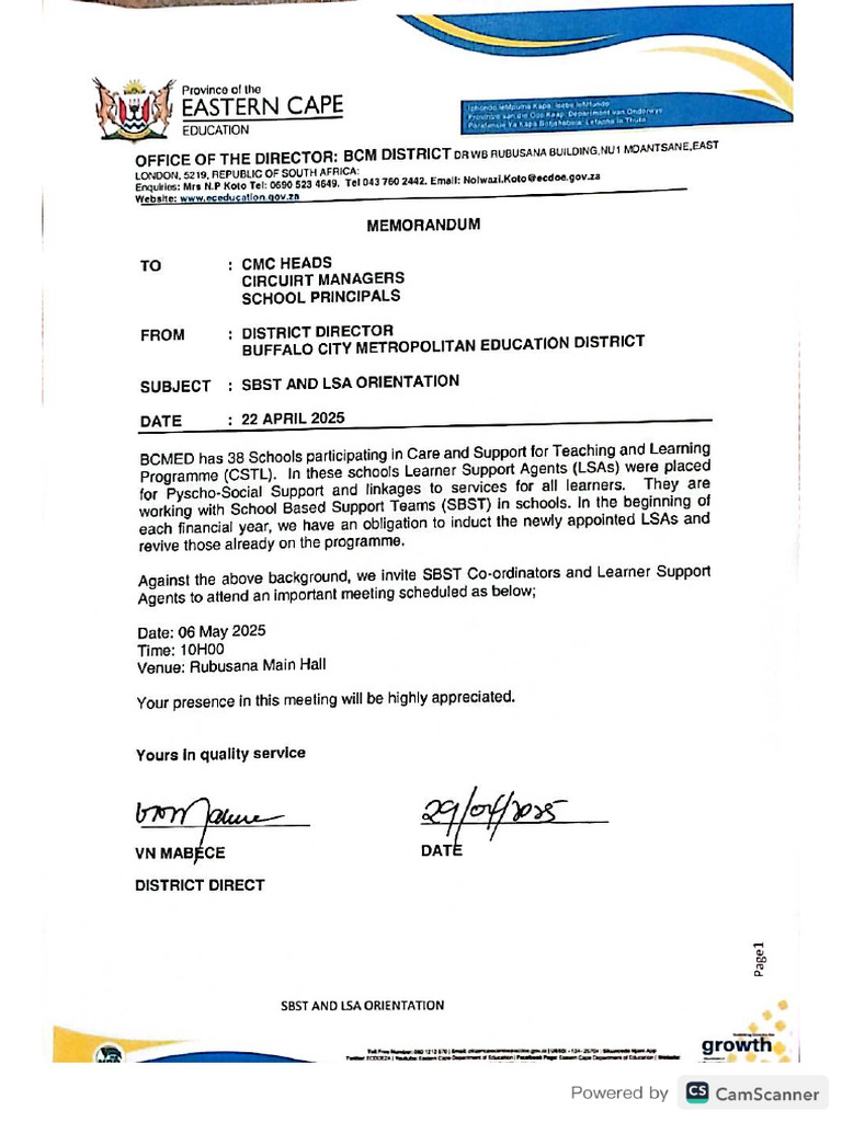 SBST and Lsa Orientation | PDF