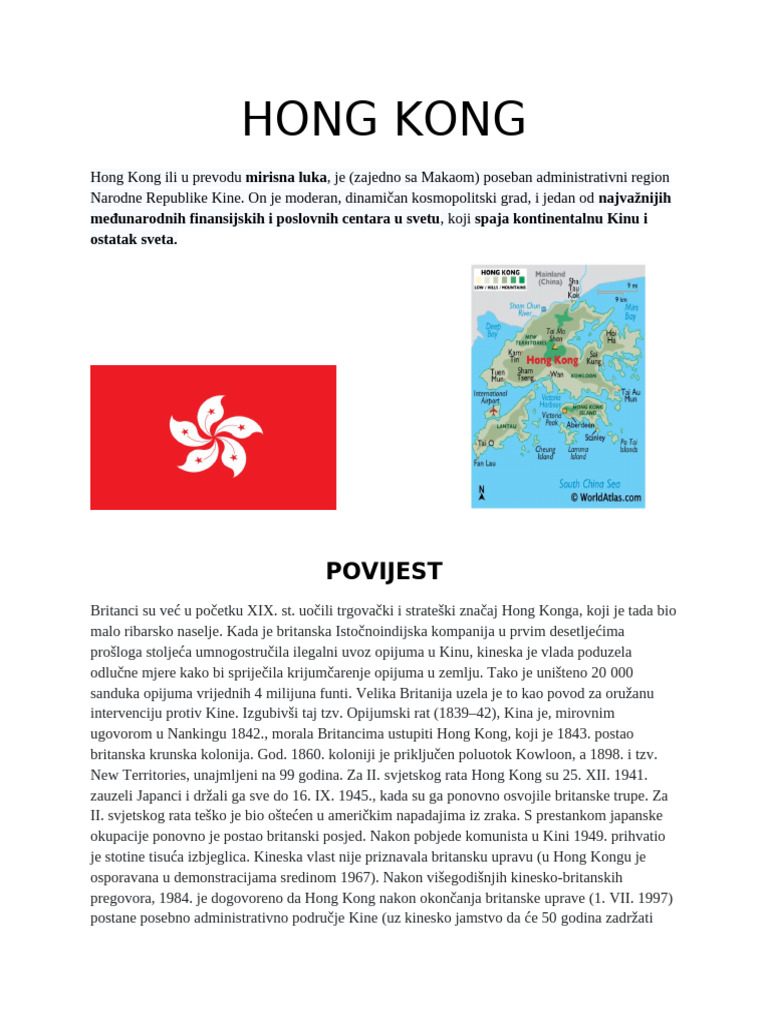 Hong Kong | PDF