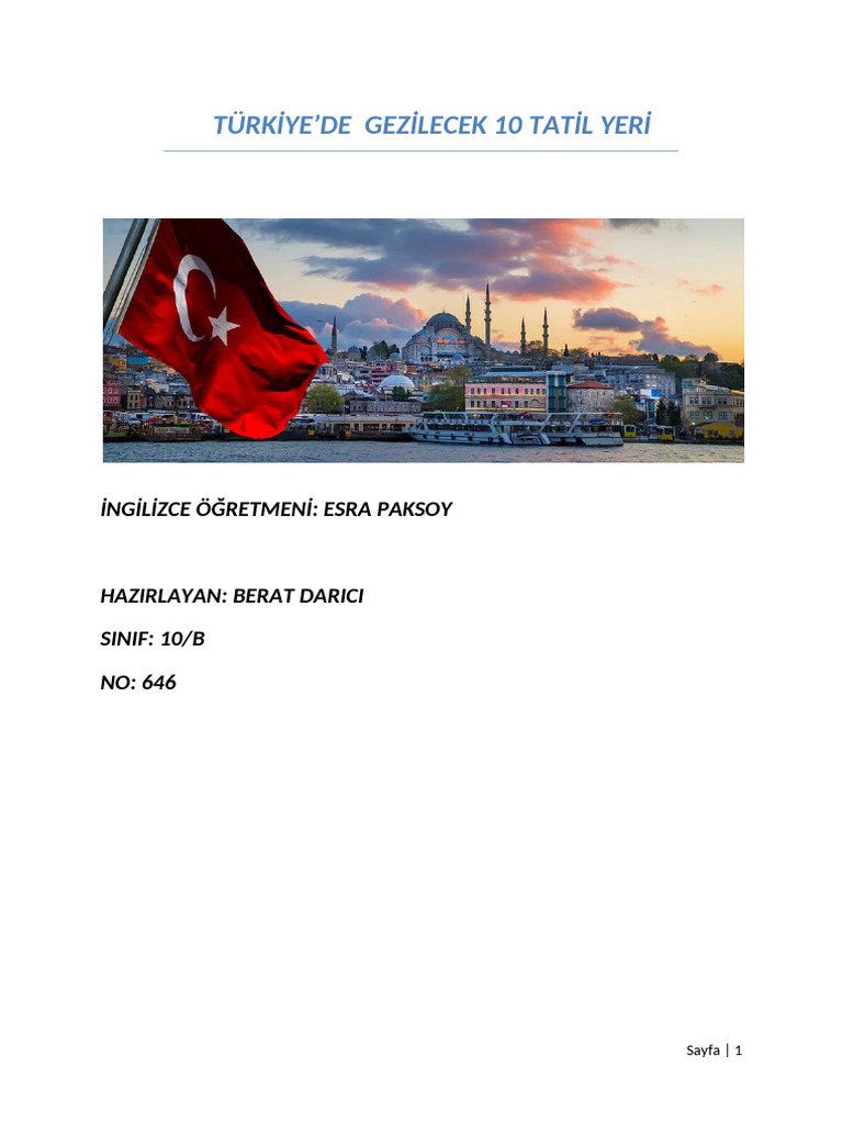 İng Proje Odev-1 | PDF | Cuisine | Foods