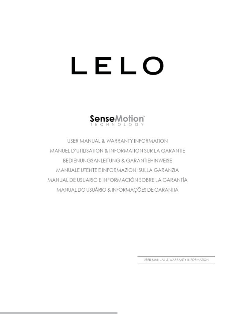 LELO User Manual & Warranty Guide | PDF