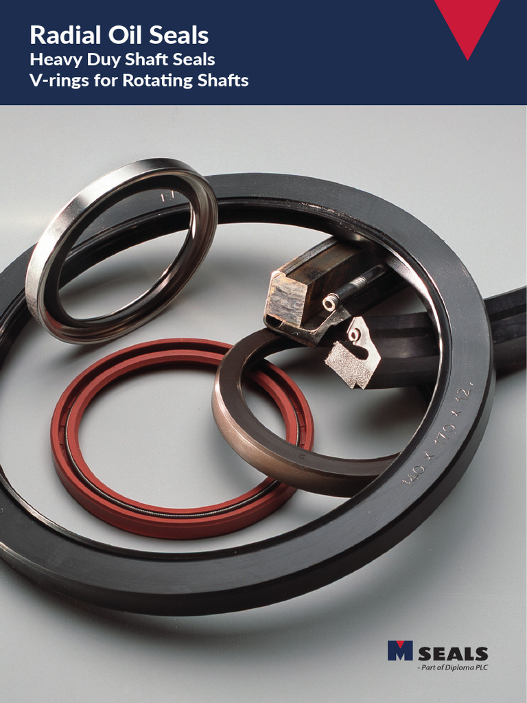 M Seals Radial Oil Seals Heavy Duty Shaft Seals V Rings 005028 Vers 6 ...