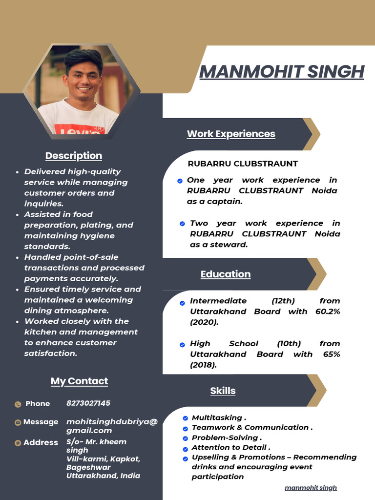 Cv Mohit Singh | PDF