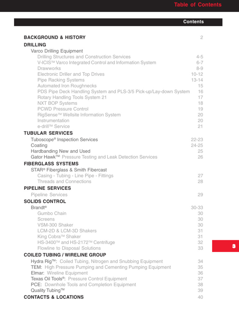 Varco Catalog | PDF | Oil Well | Offshore Drilling