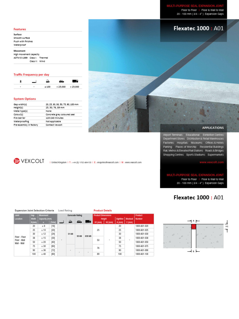 flexatec_1000_a01 | PDF | Civil Engineering | Building Engineering