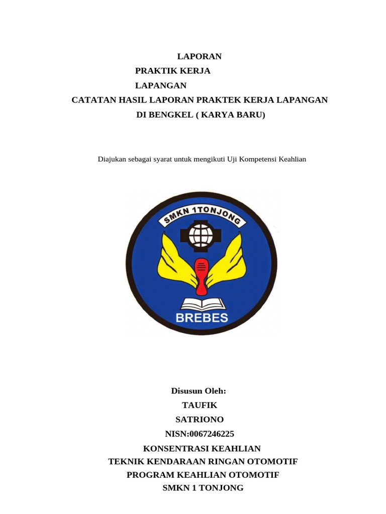 laporan. pkl .topik .12.tkr.5 | PDF