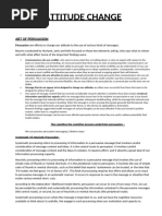 Hovland-Yale Model: Persuasion Factors | PDF | Persuasion | Attitude ...