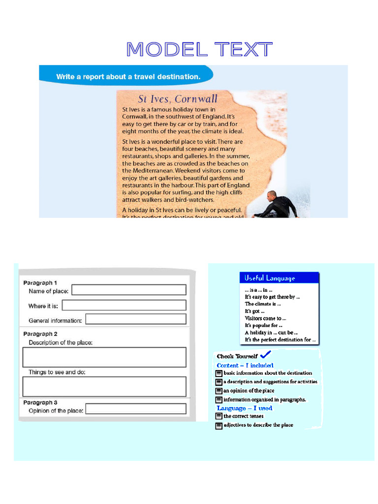 Report On A Travel Destination | PDF