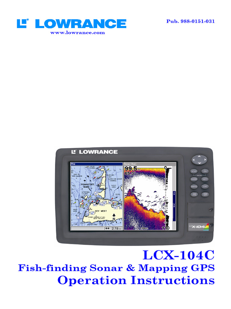 lcx104c 0151-031 122002 | PDF | Navigation | Sonar