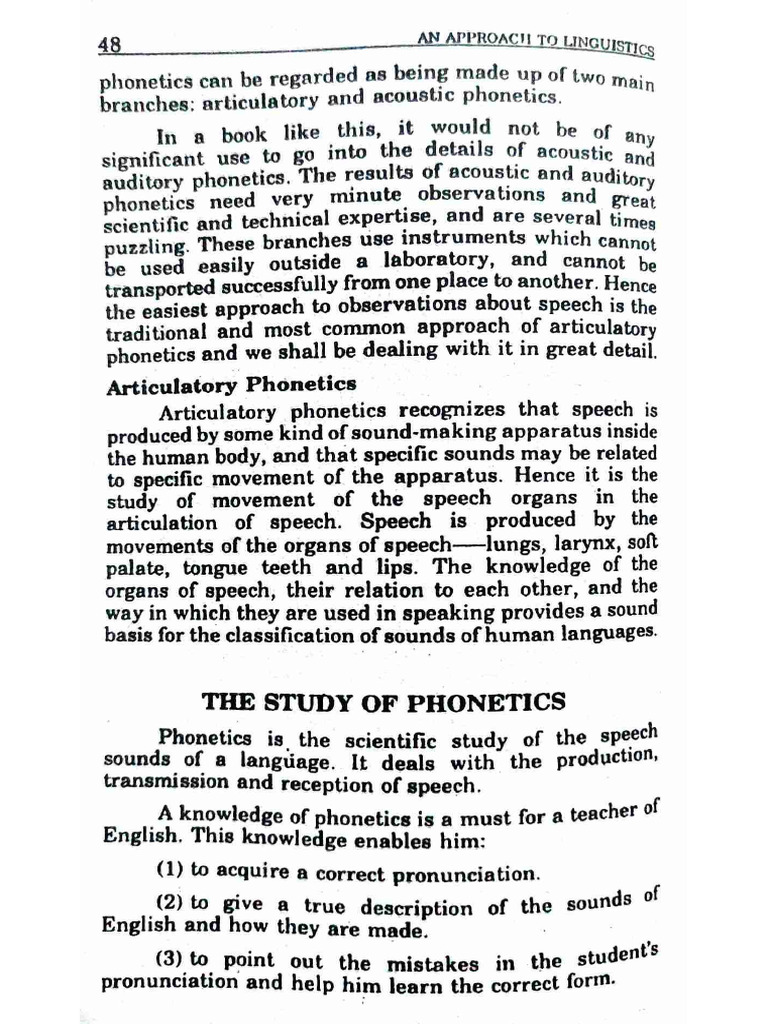 Introduction to phonetics | PDF